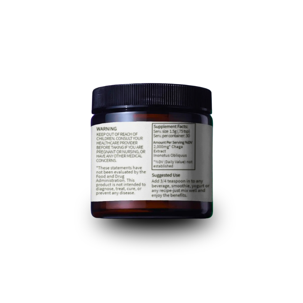 Chaga Mushroom Extract Powder – Fungi Days